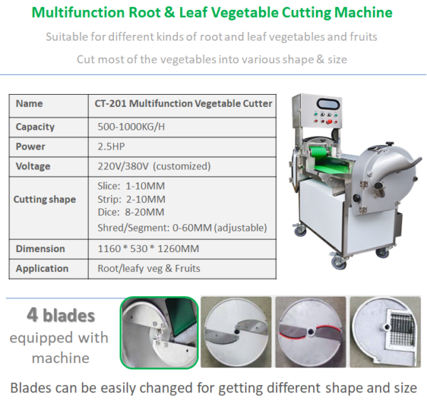 Multifunction Vegetable Cutting Machine - Li An Machinery Food ...