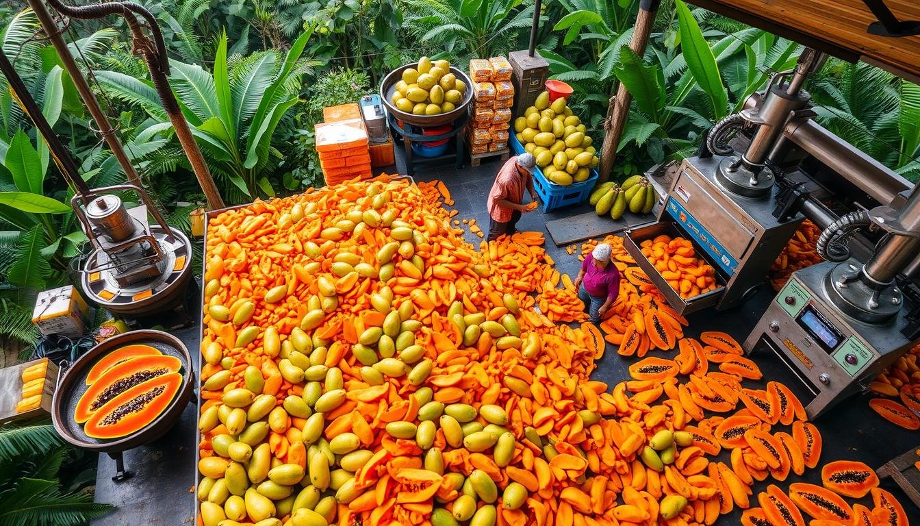 Exploring Papaya Processing: Techniques, Equipment, and Applications